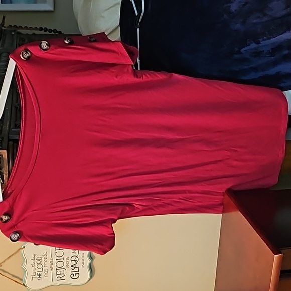 NY Collection | Tops | Deep Red Top | Poshmark